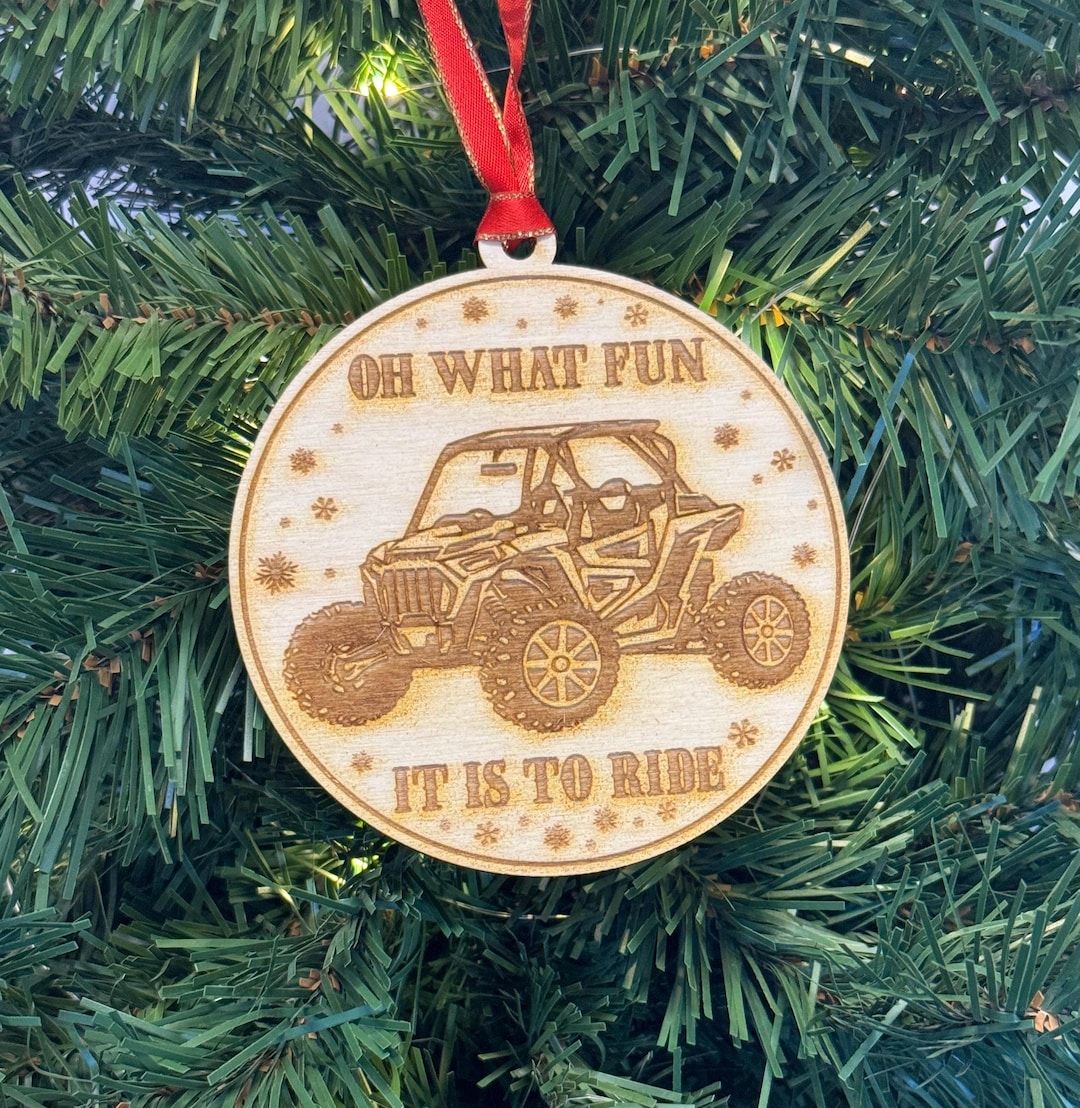 Side by Side SXS Atv Motorsports Christmas Ornament Gift for Boys 2 ...