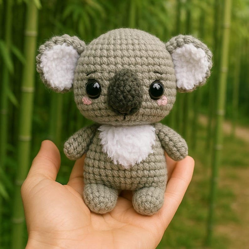 Crochet Koala Amigurumi PDF Pattern – Instant Download DIY Koala Plush ...