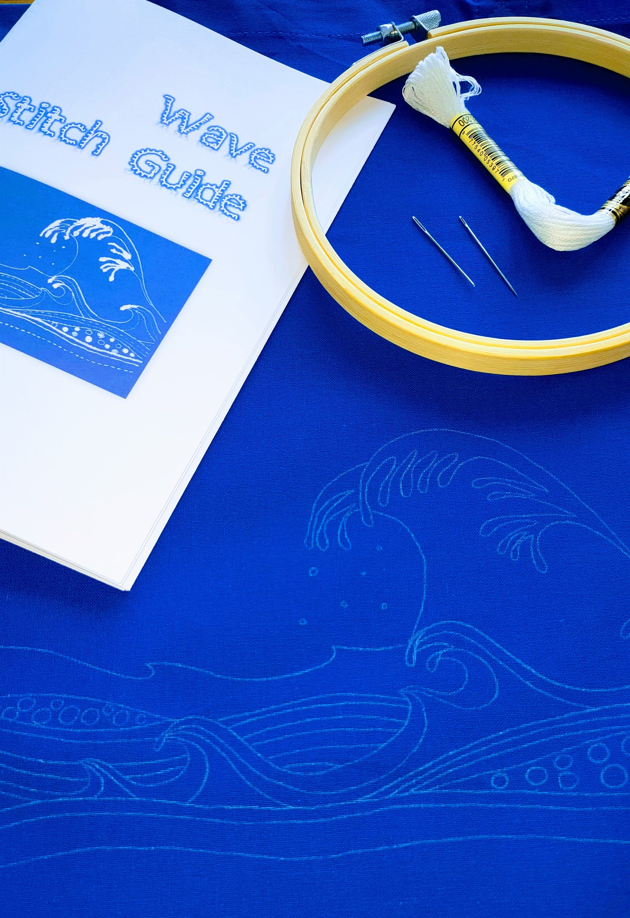 Wave Tote Bag Embroidery Kit | Etsy