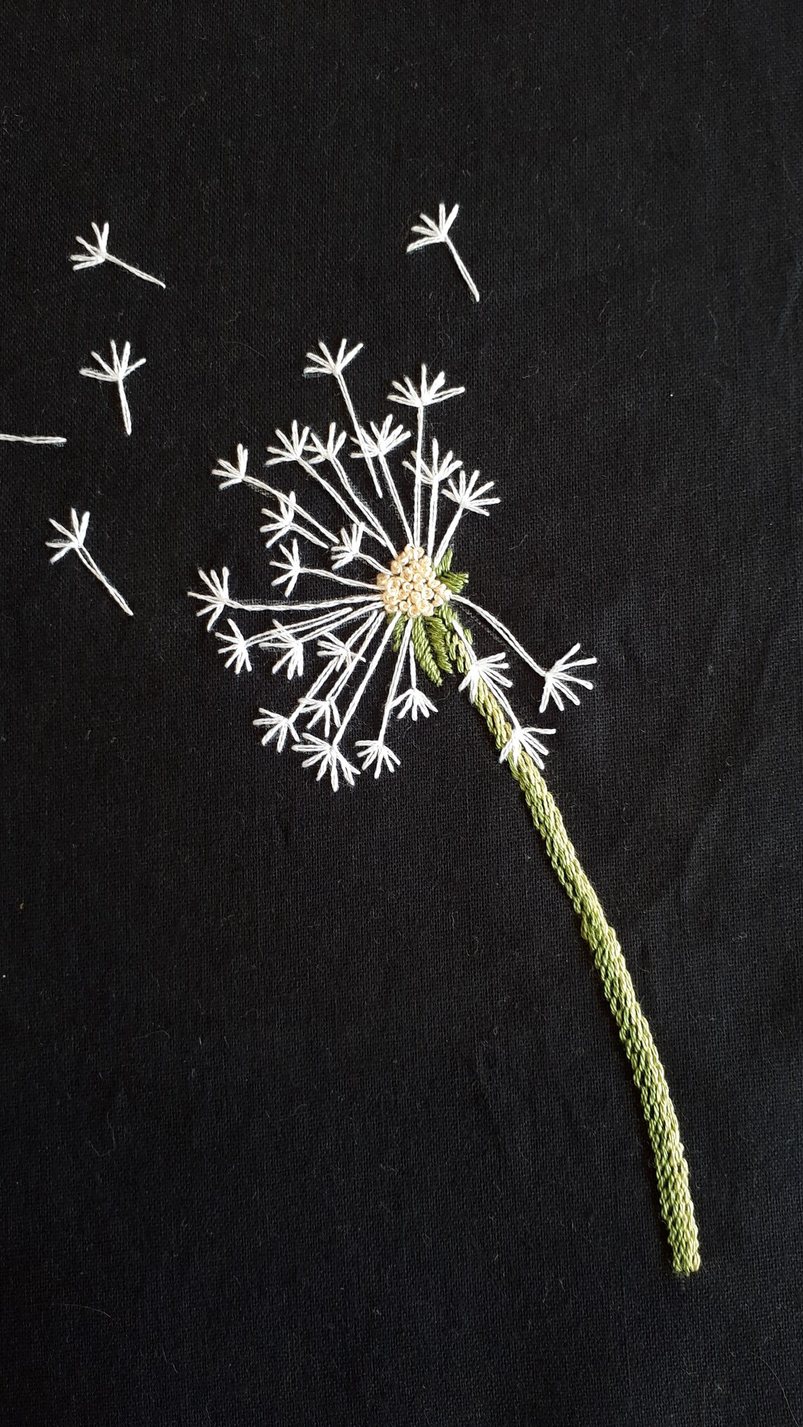 Dandelion Tote Bag Embroidery Kit | Etsy