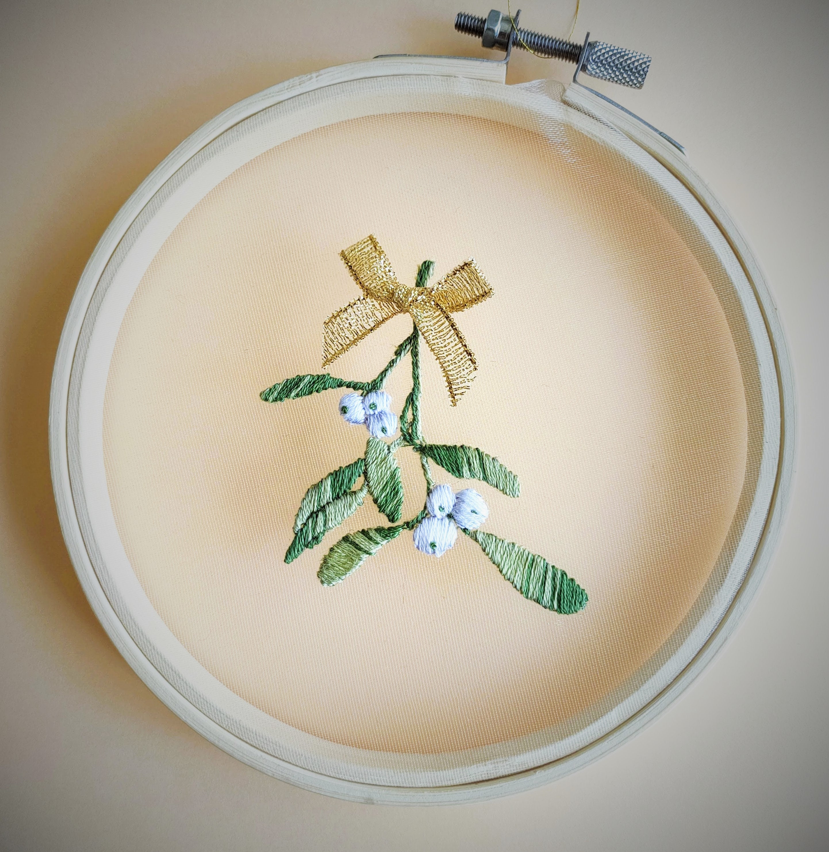 Mistletoe Embroidery Kit - Etsy UK