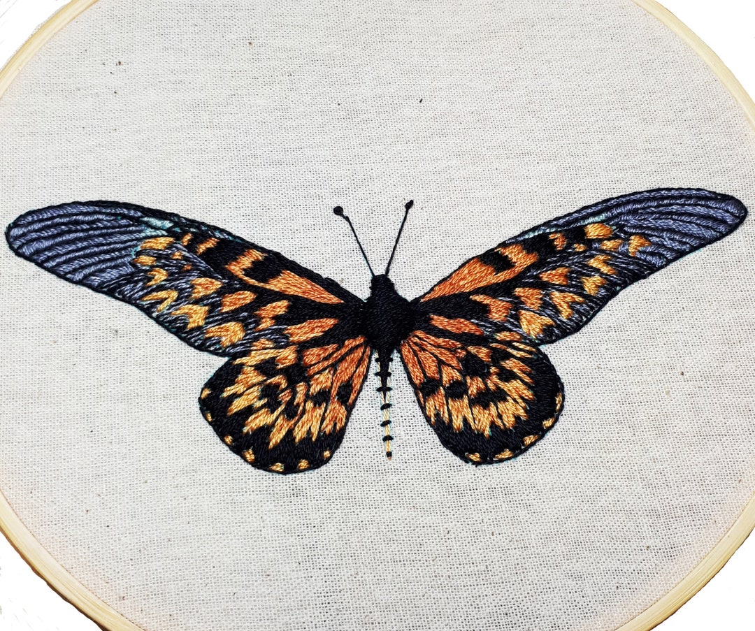 Butterfly Embroidery Kit - Etsy