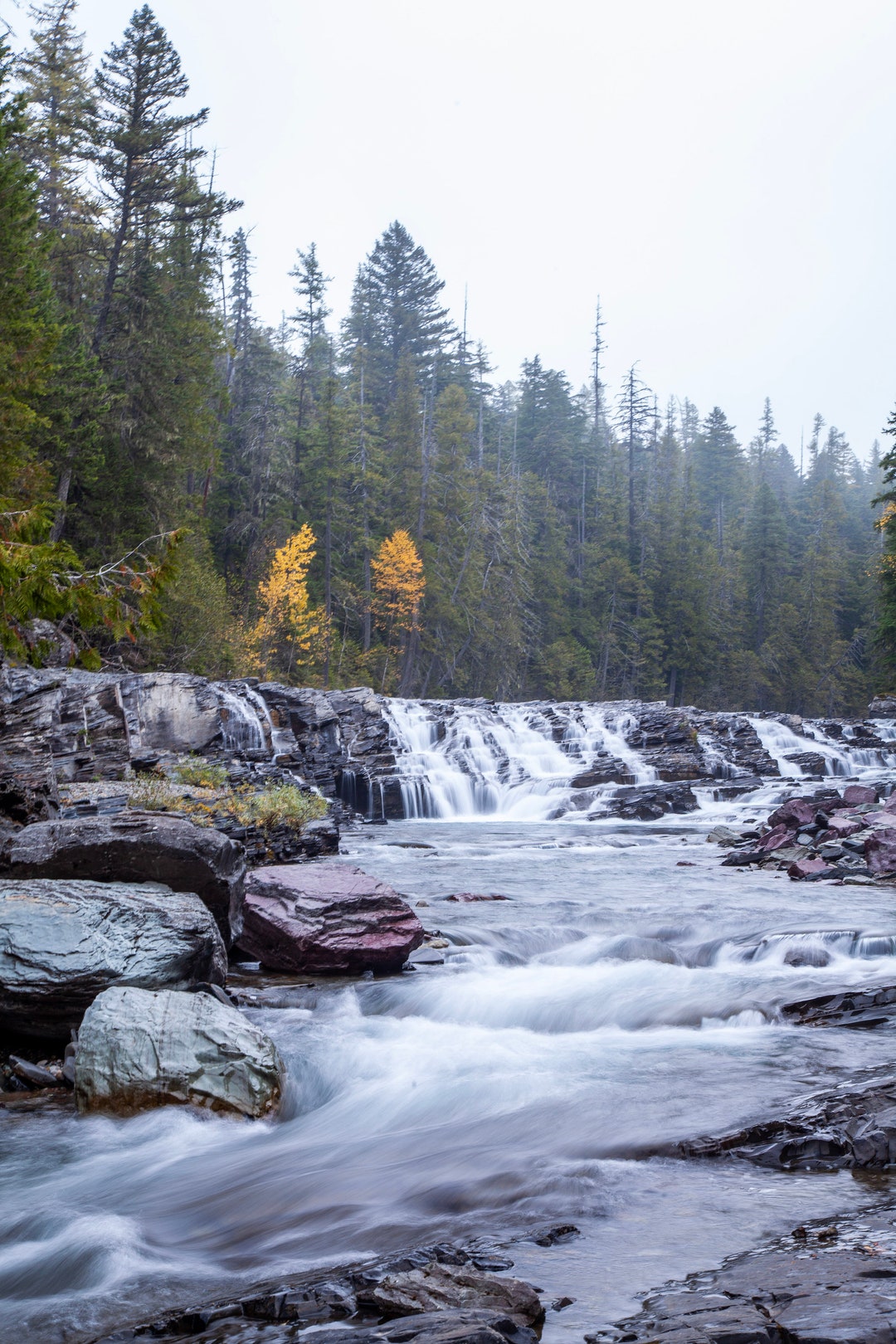 Glacier National Park Sacred Dancing Cascade - Etsy