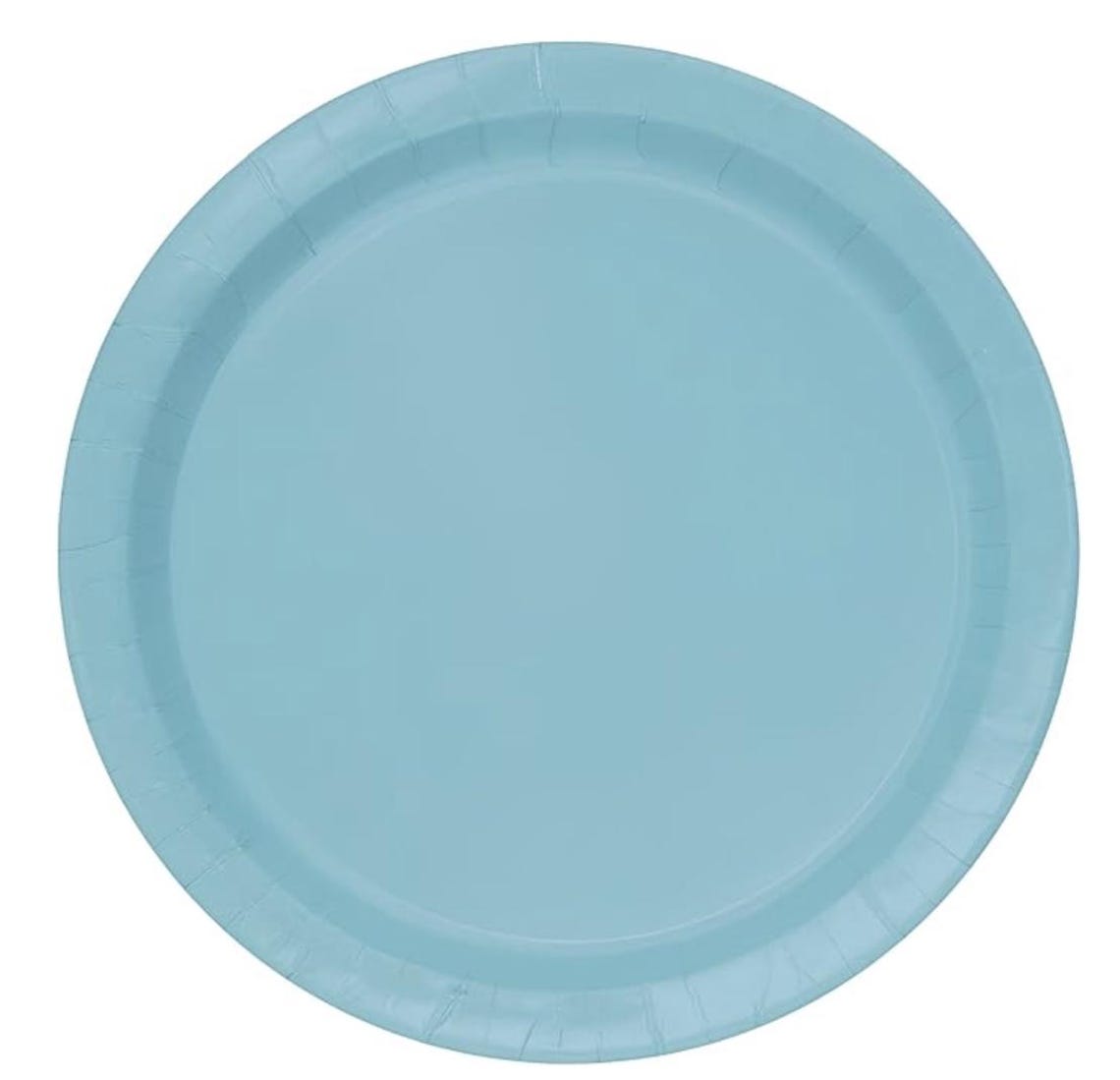 Unique Round Dinner Paper Plates 9in Terrific Teal - Etsy