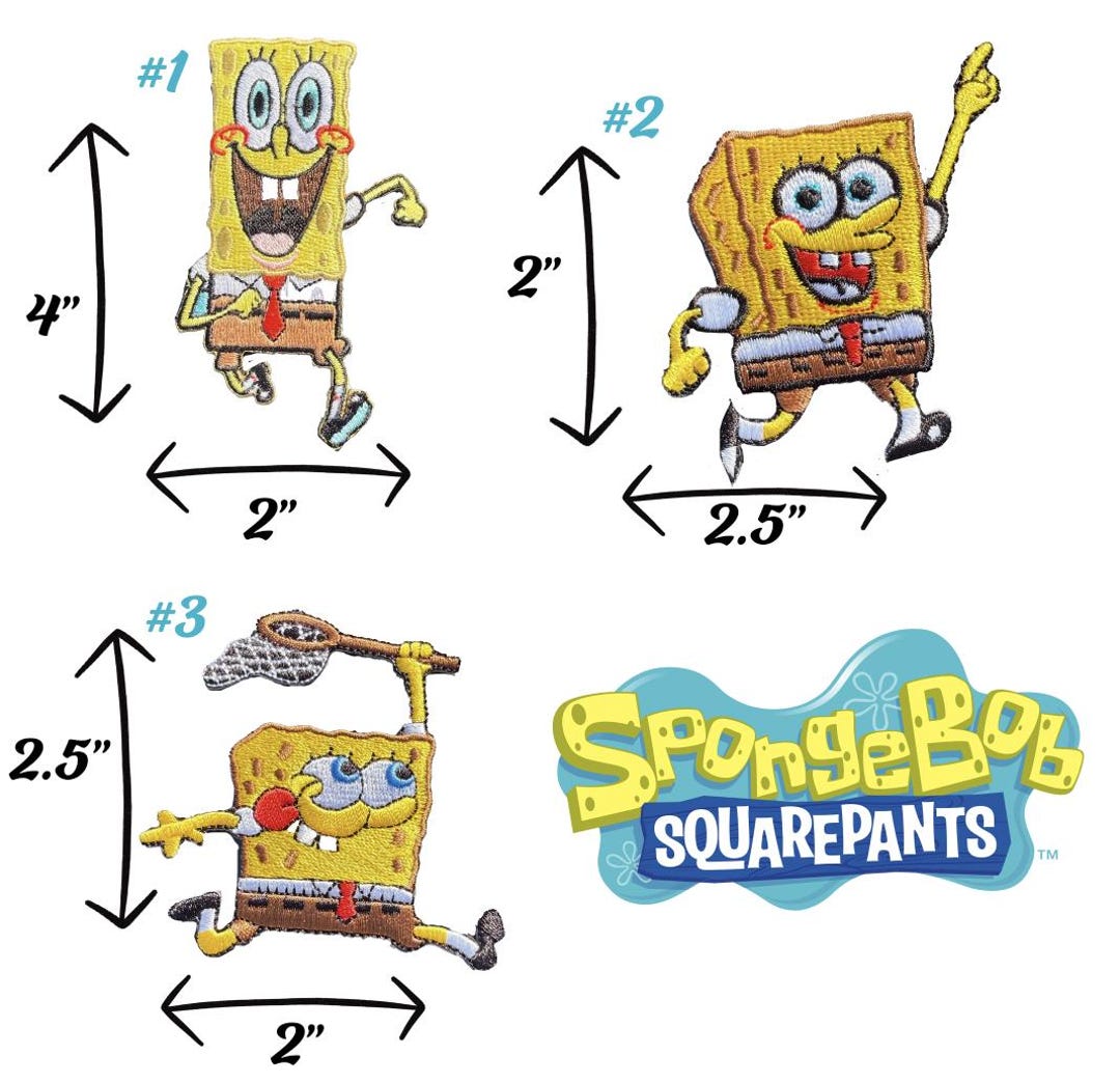 Spongebob Patches - Etsy