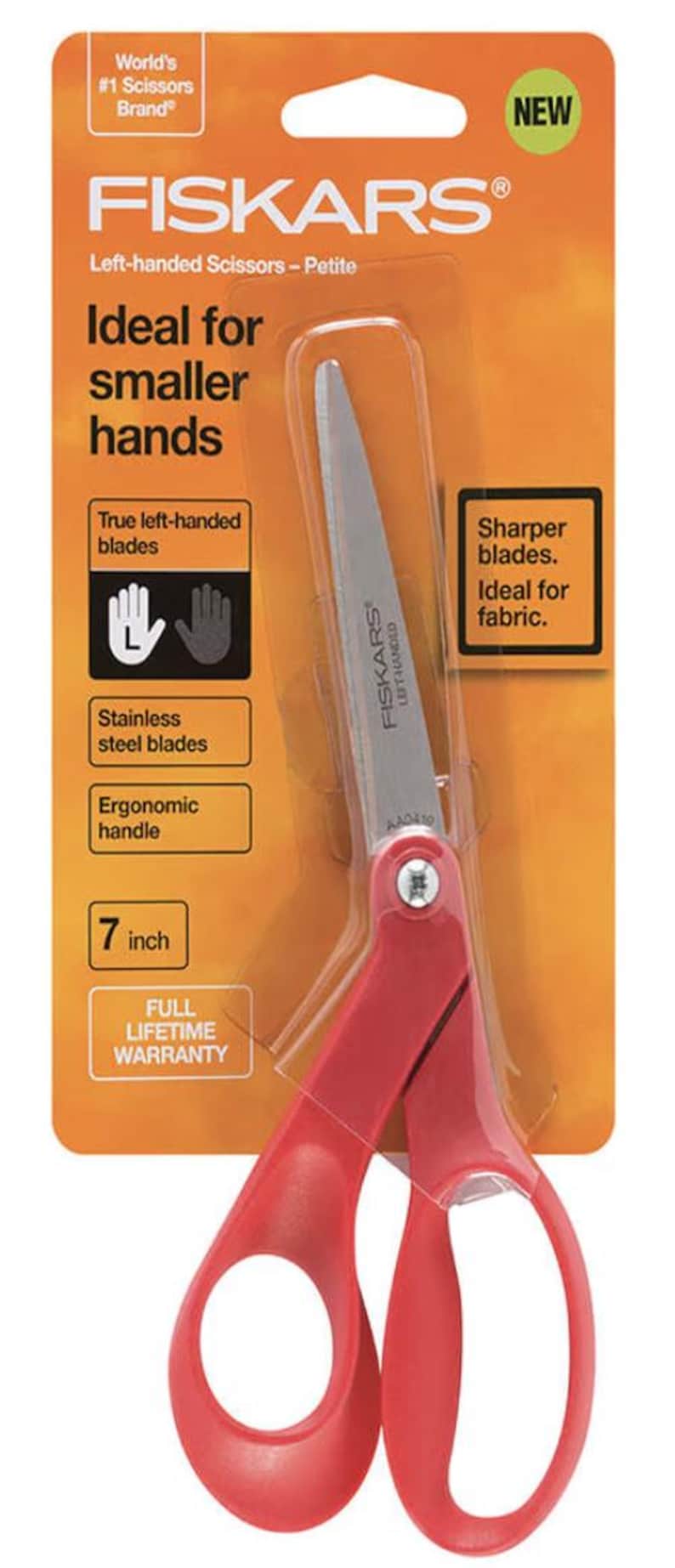 Fiskars Premier 7" Bent Scissors Red Left Handed - Etsy