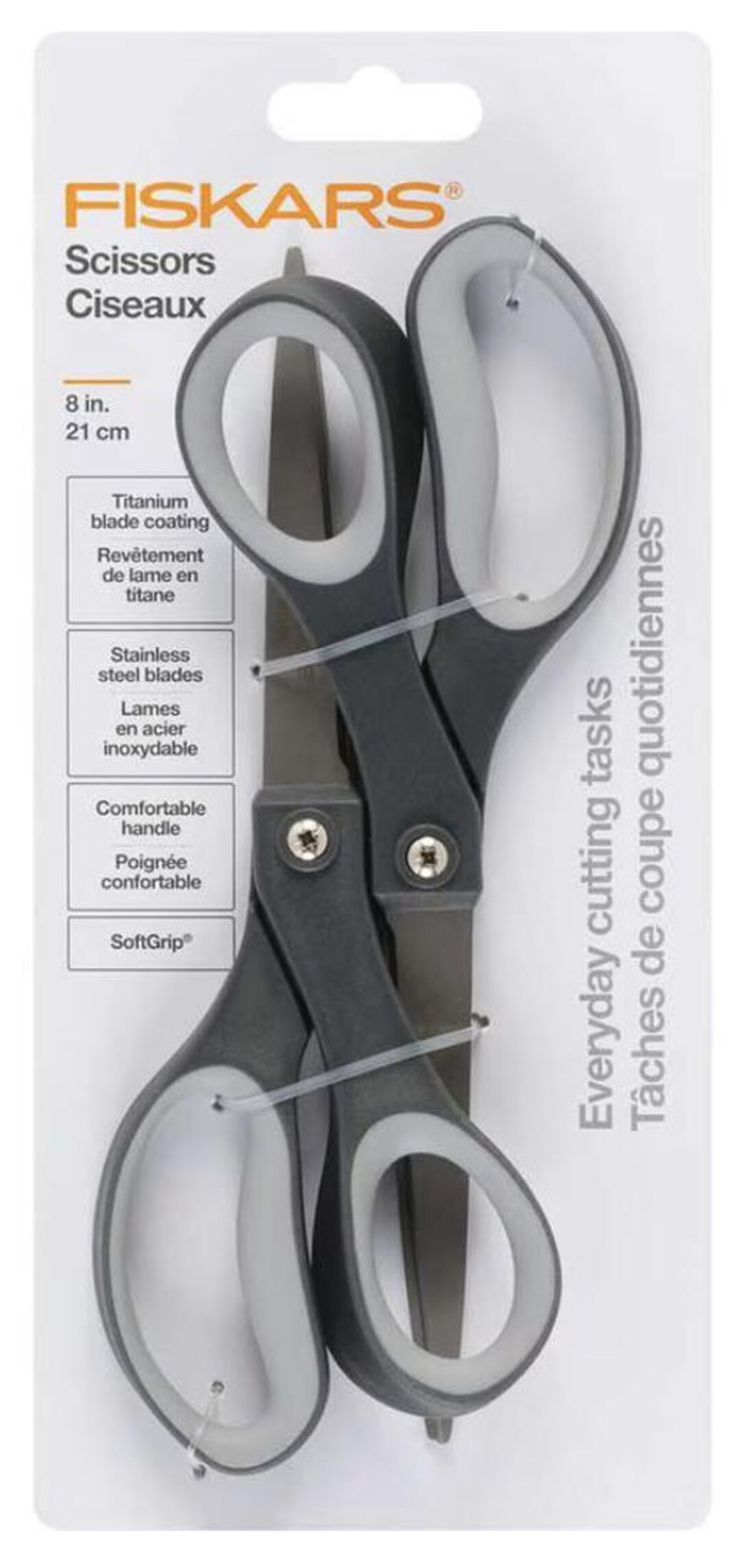 Performance 8" Softgrip Titanium Scissors, 2pk - Etsy