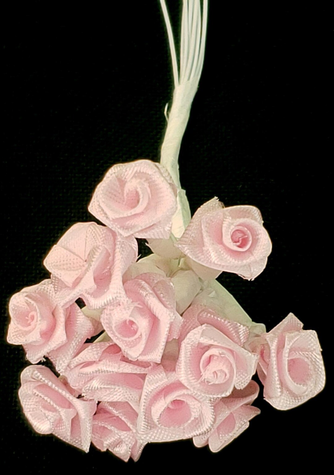 Pink Small Ribbon Rose - Etsy