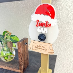 Santa Cam | Santa Cam Magnet | Santa Camera | Christmas Ornament | Elf ...
