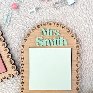 Retro Wooden Sticky Note Holder Note Pad Holder Office Gift Desk ...