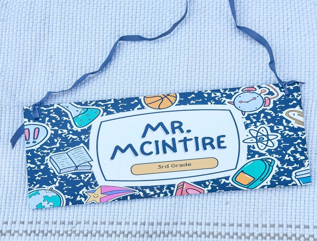 Teacher Sign | Teacher Name Sign | Teacher Name Sign | Homeroom Teacher ...