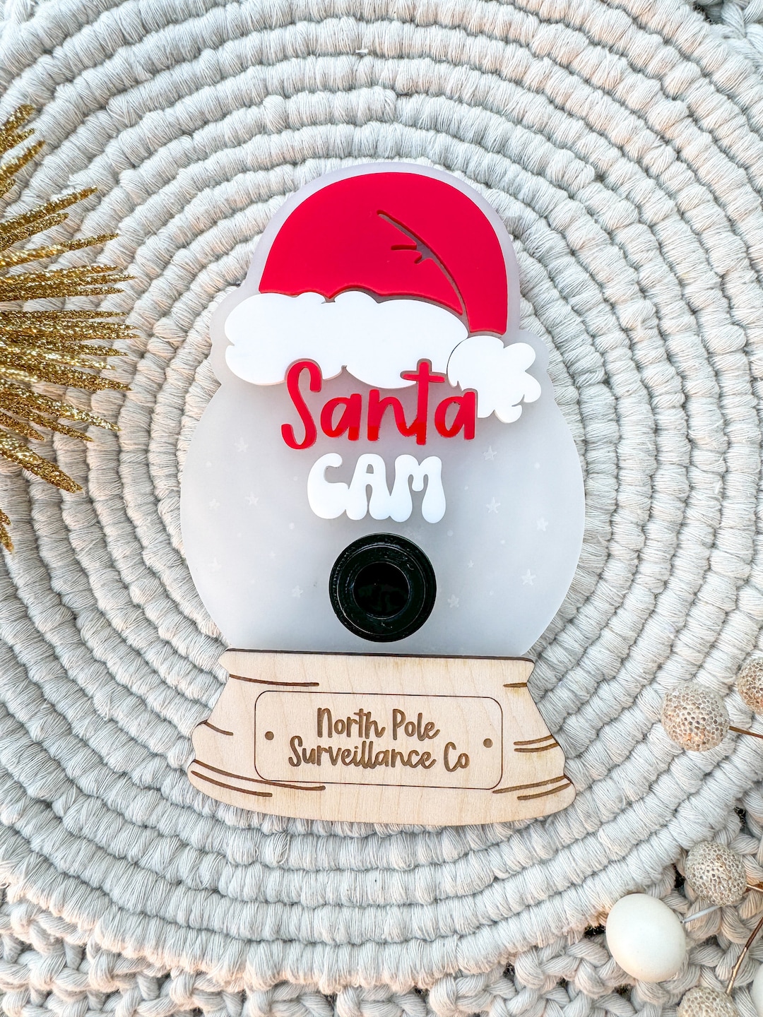 Santa Cam | Santa Cam Magnet | Santa Camera | Christmas Ornament | Elf ...