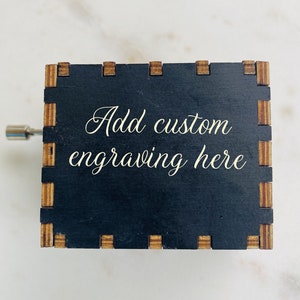 Avatar Music Box: the Avatar's Love Theme, Custom Engraved Birchwood - Etsy