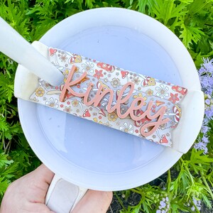 Stanley Lid Tag | MUSHROOM GROOVY Name Plate Backround | Name Plate Tag ...