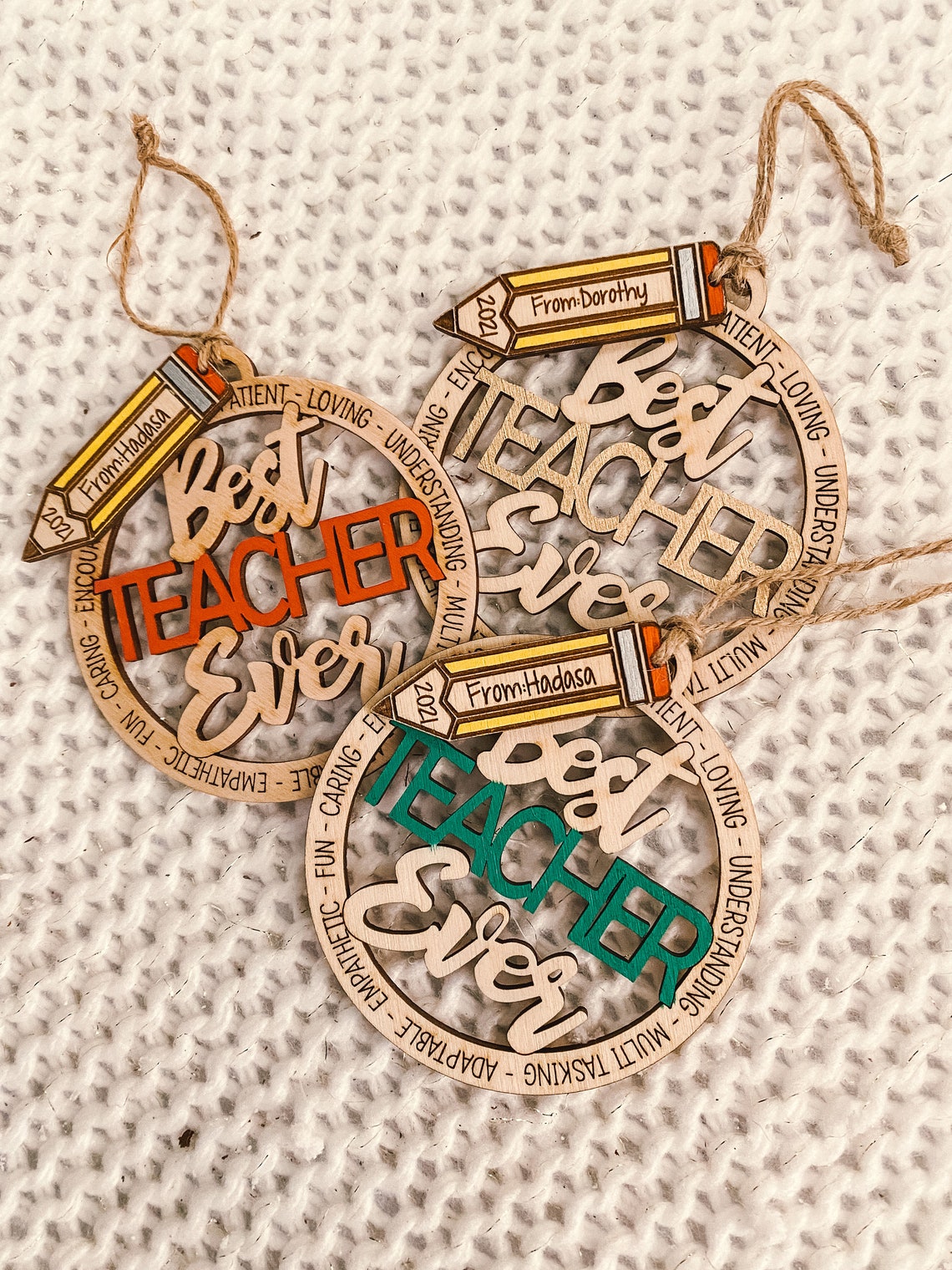 Teacher Christmas Ornament Teacher Appreciation Gift - Etsy