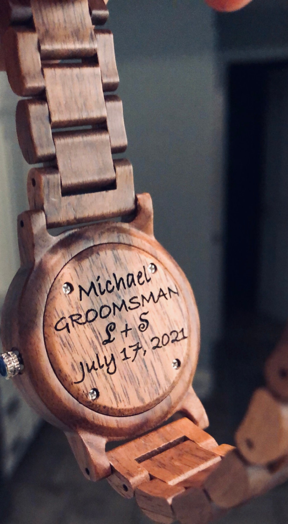 Personalized Gift for Him Mens Watch Wood Watch | Etsy