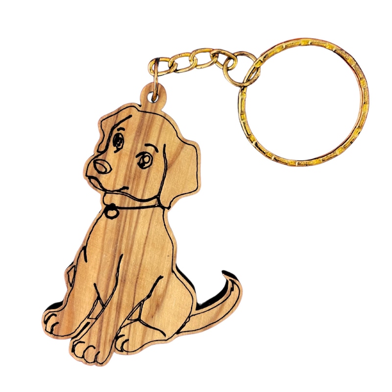Dog Keychain - Etsy