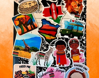 Kenya Laptop Stickers - Etsy