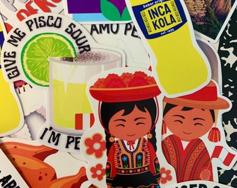 Peru Stickers - Etsy
