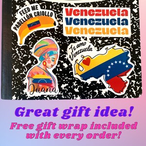 Venezuelan Gift Decals Set of 15 Waterproof Stickers Venezuela Souvenir ...