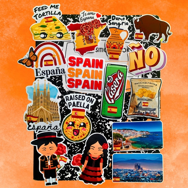 Spanish Stickers - Etsy