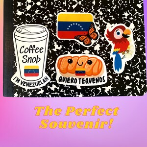 Venezuelan Gift Decals Set of 15 Waterproof Stickers Venezuela Souvenir ...