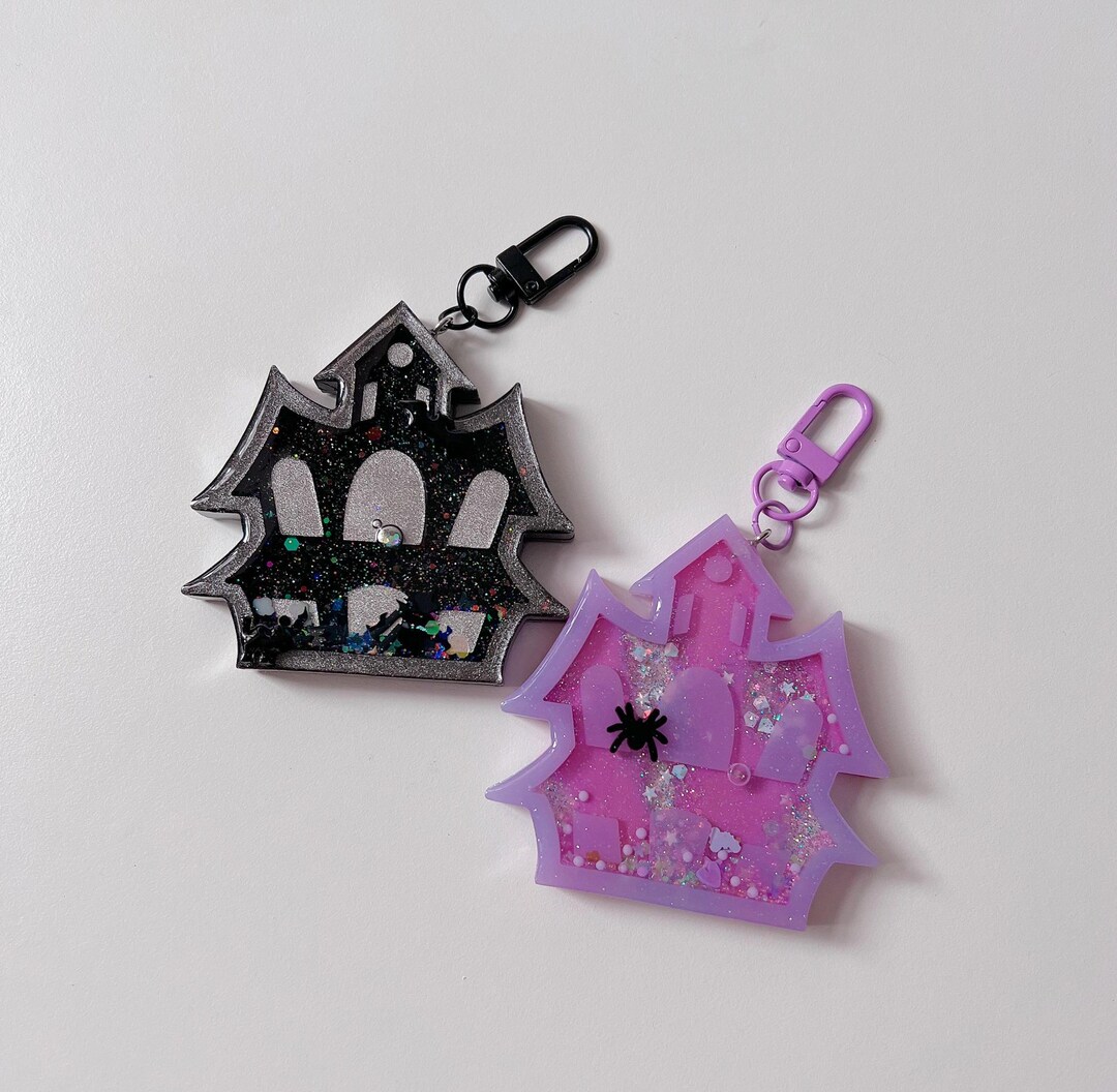 Haunted Mansion Resin Shaker | Keychain - Etsy