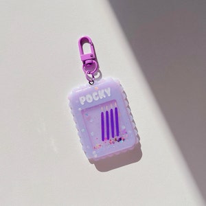 Sweet Pocky Resin Shaker Keychain - Etsy