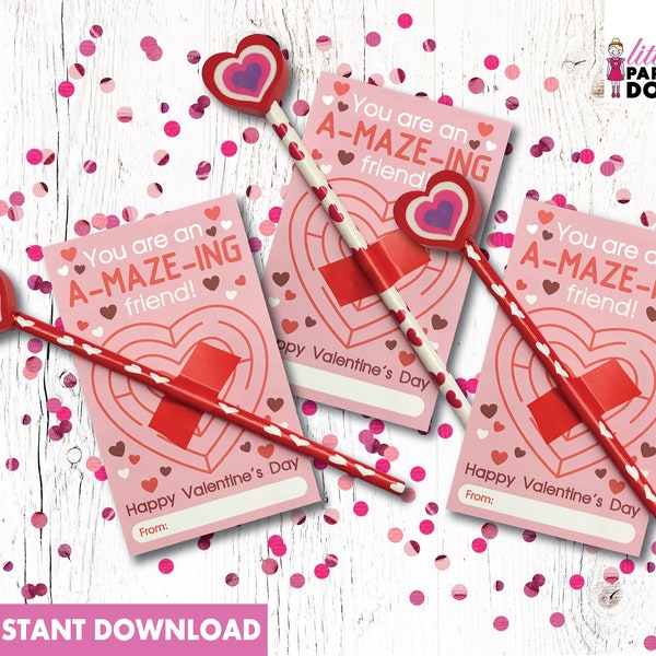 Maze Valentine - Etsy