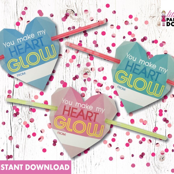 Valentines Day Glow Stick - Etsy