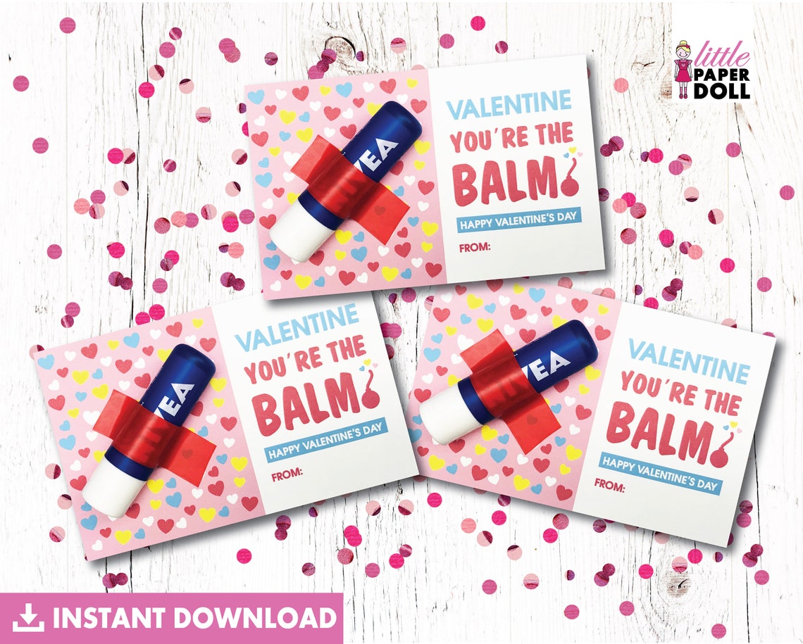 Valentine You're the BALM Happy Valentine's Day Instant Download ...