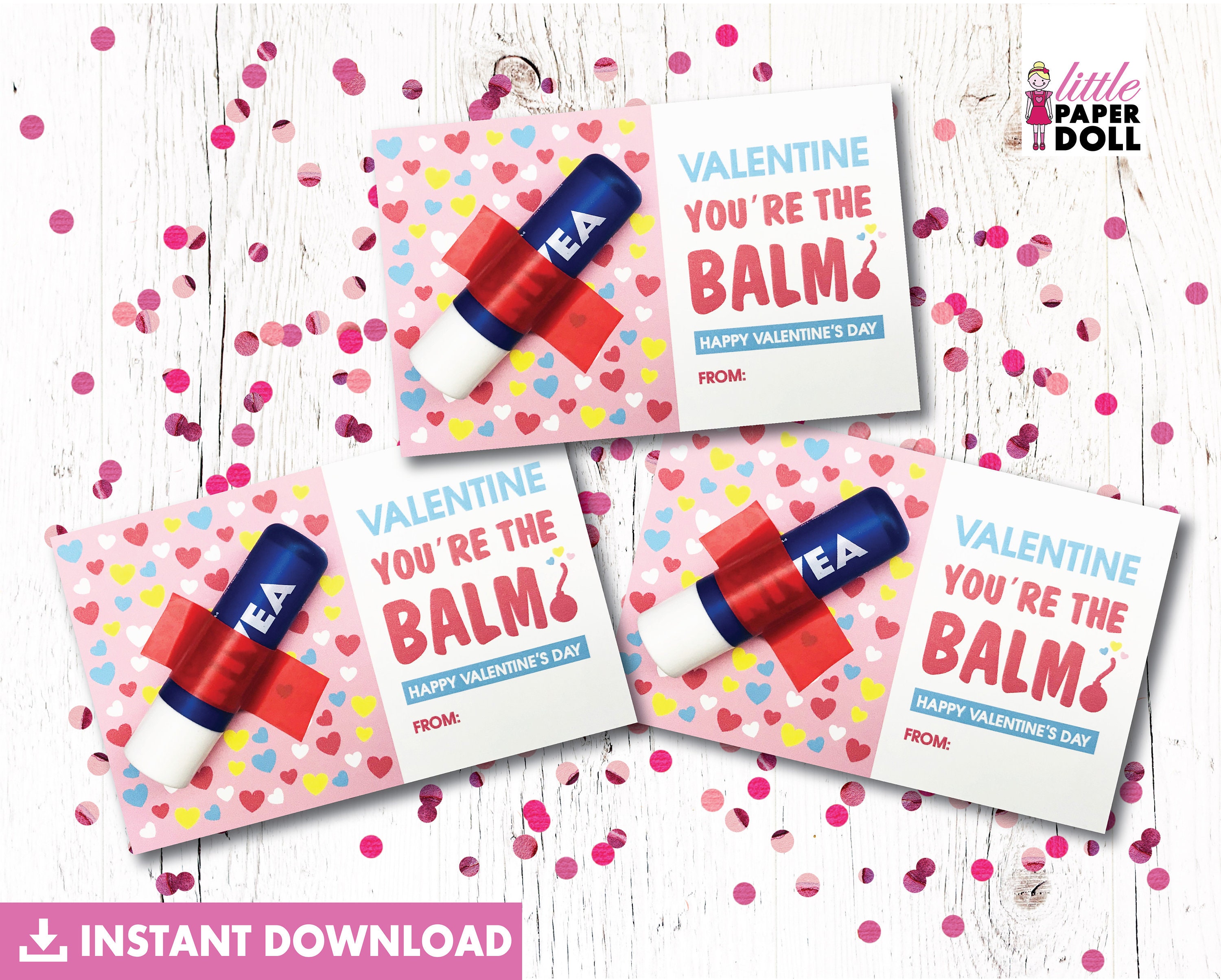 Valentine You're the BALM Happy Valentine's Day Instant Download ...
