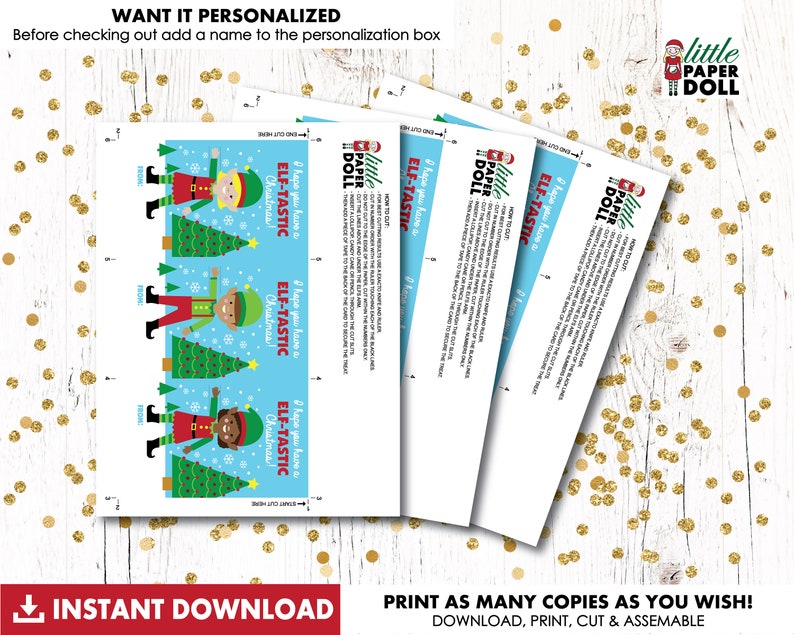 I Hope You Have a ELF-TASTIC Christmas Instant Download Printable ... I Hope You Have a ELF-TASTIC Christmas Instant Download Printable ...