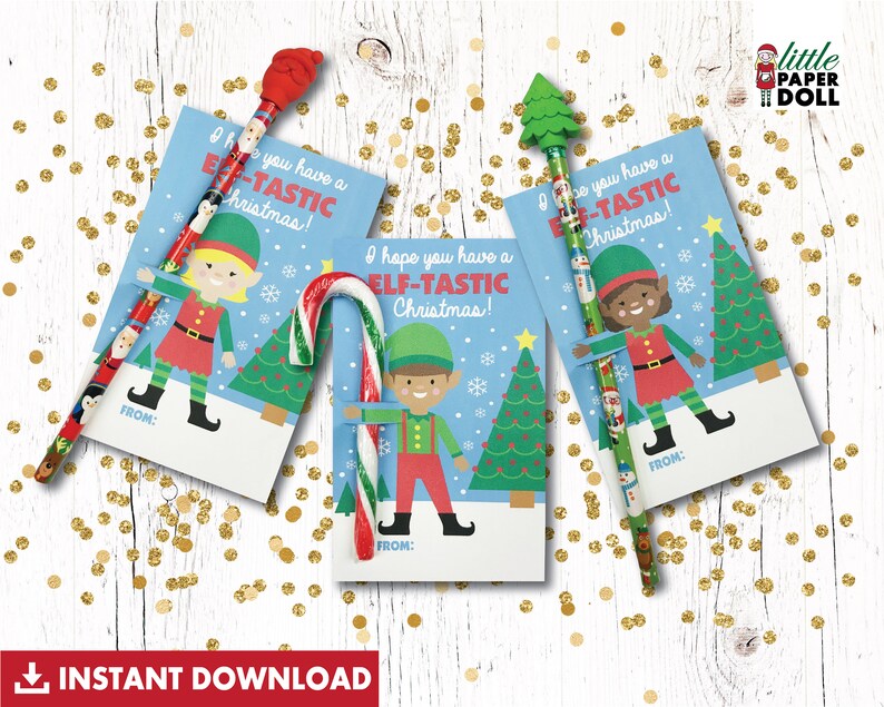 I Hope You Have a ELF-TASTIC Christmas Instant Download Printable ... I Hope You Have a ELF-TASTIC Christmas Instant Download Printable ...