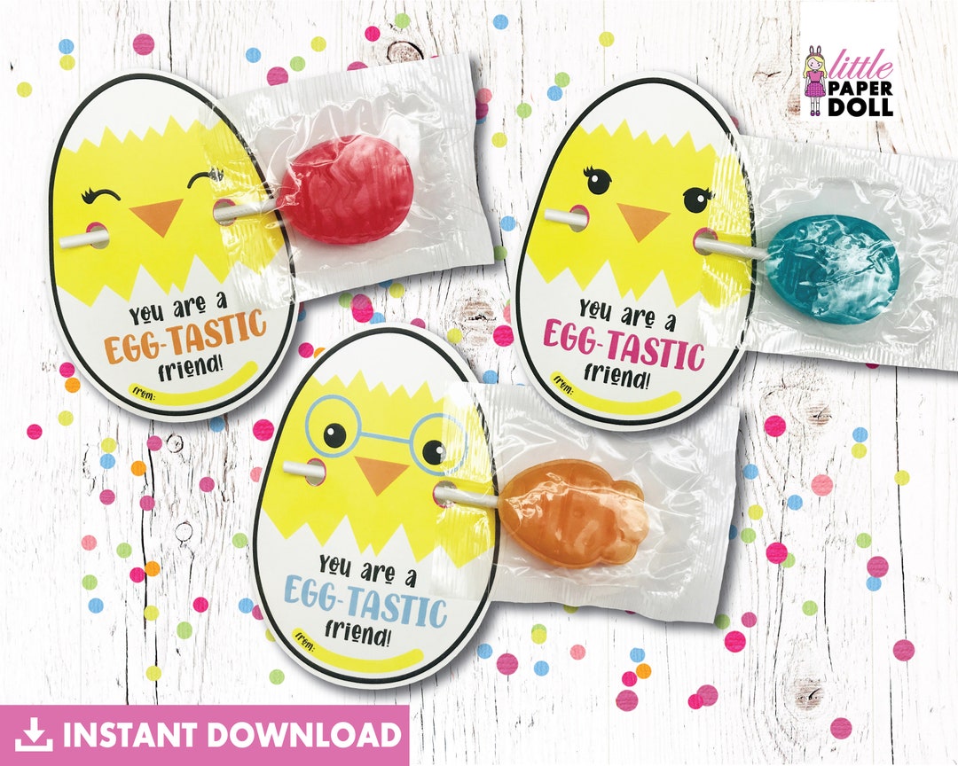 You Are a Egg-tastic Friend! Easter Instant Download Printable ...