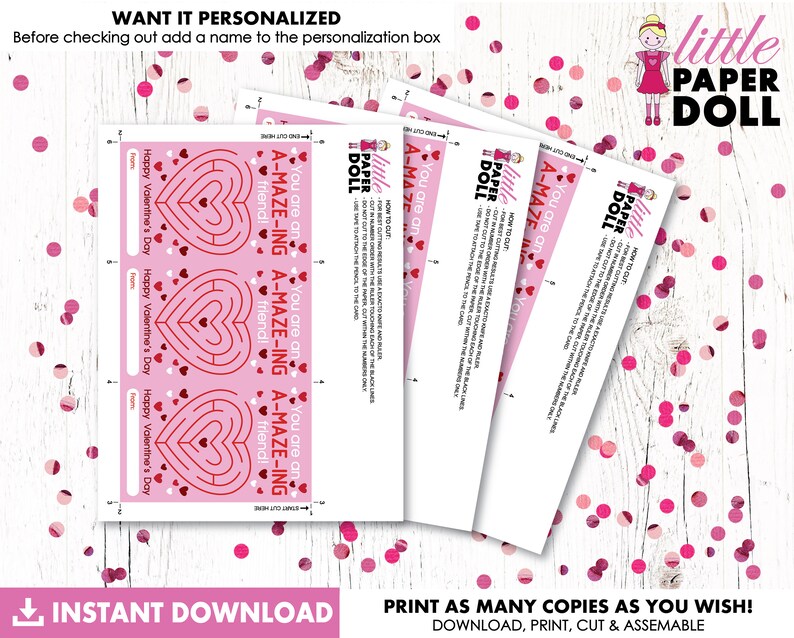 You Are A-maze-ing Friend INSTANT DOWNLOAD Printable - Etsy