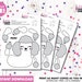 Dog Paper Doll INSTANT DOWNLOAD, Printable Puppy Dog Coloring Page, Dog ...