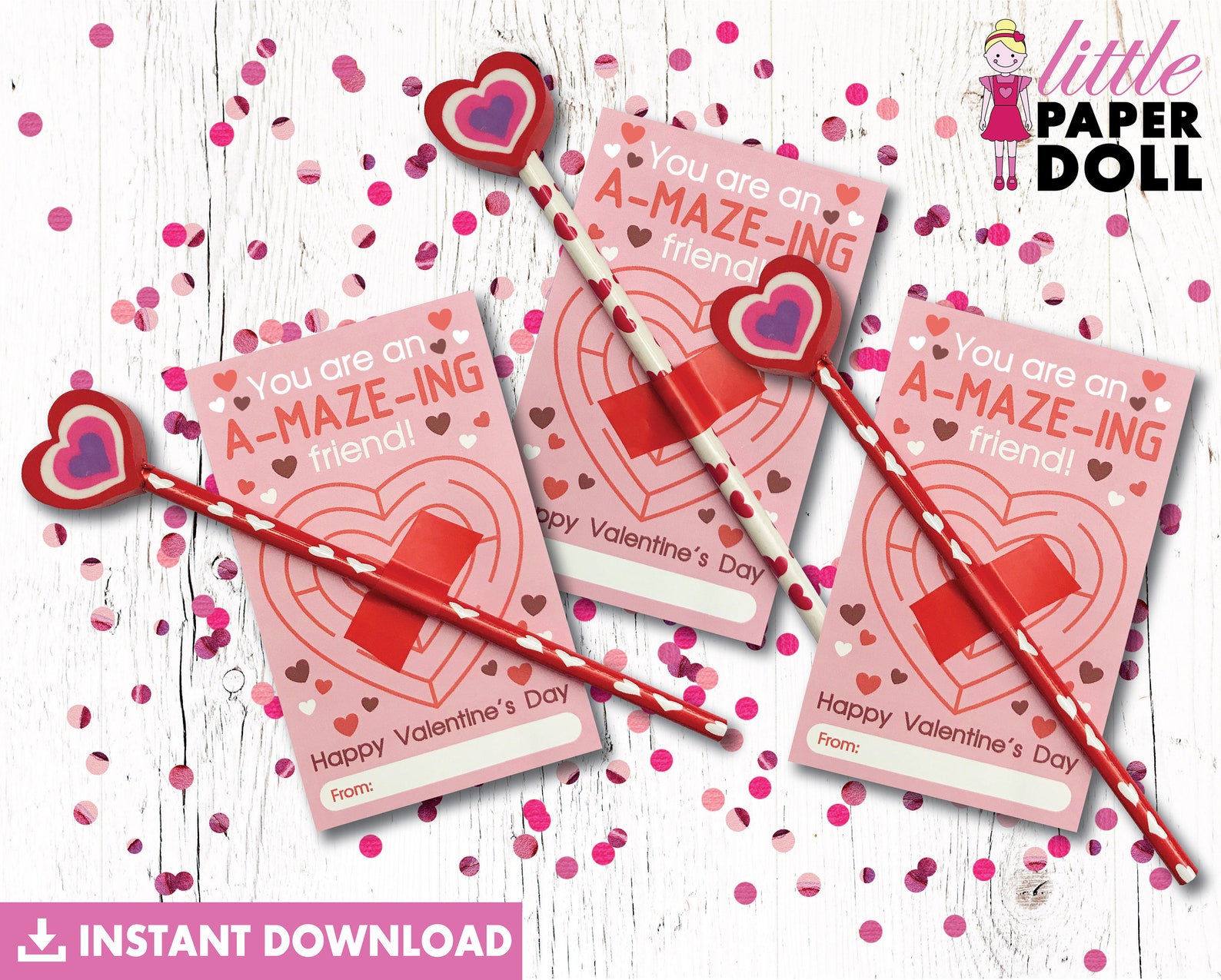 You Are A-maze-ing Friend INSTANT DOWNLOAD Printable - Etsy