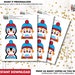 Merry Christmas INSTANT DOWNLOAD Printable Holiday Classroom Favor, Fox ...
