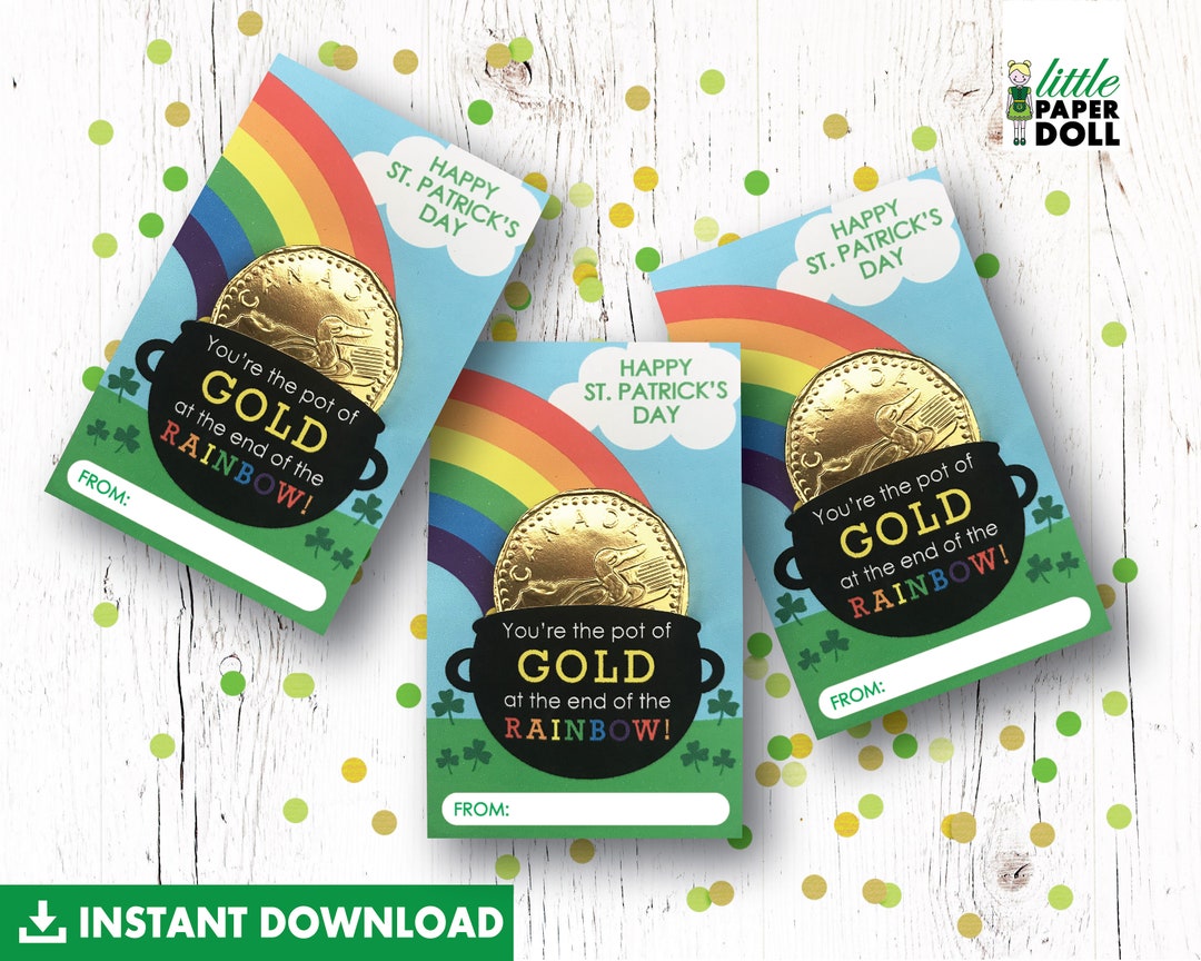 You're the Pot of Gold at the End of the Rainbow, St. Patrick's Instant ...