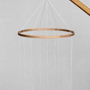 Circle Mobile Hanger - Wooden Round Hoops for Baby Crib Mobile - Baby ...