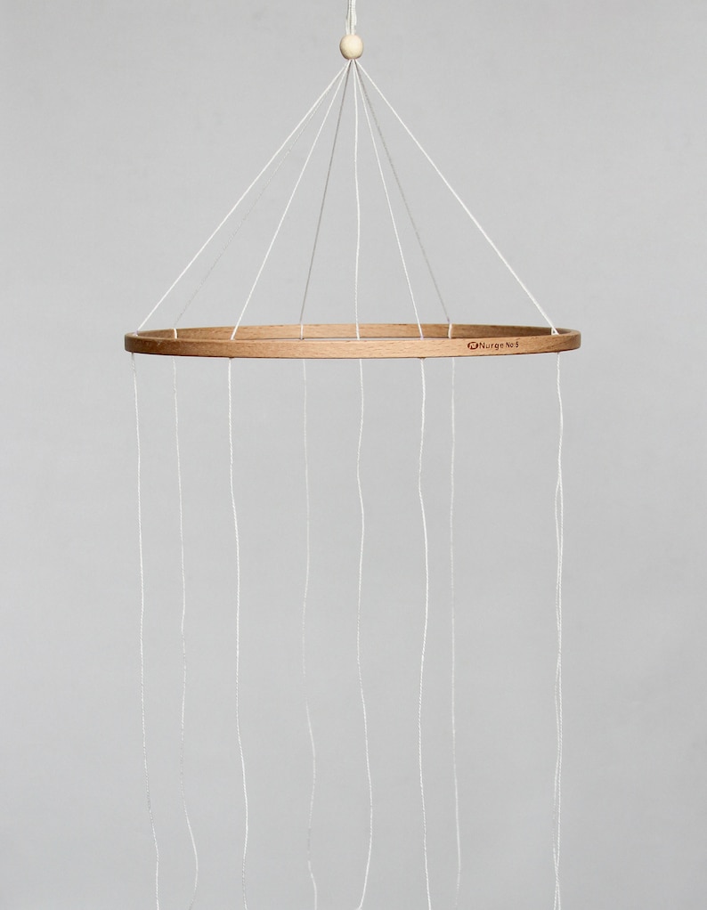 Circle Mobile Hanger - Wooden Round Hoops for Baby Crib Mobile - Baby ...
