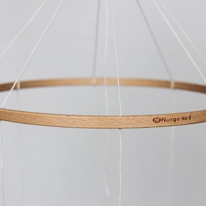 Circle Mobile Hanger - Wooden Round Hoops for Baby Crib Mobile - Baby ...