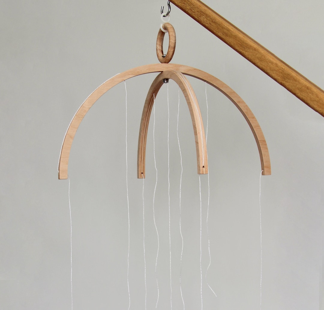 Arch Mobile Hanger Wooden Arch for Baby Crib Mobile Baby Mobile Frame ...