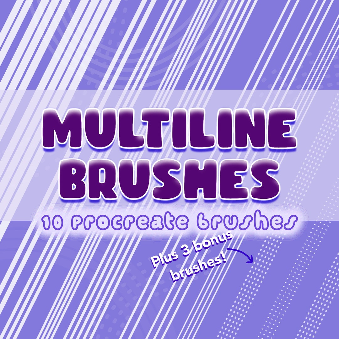 Multiline Procreate Brushset - Etsy