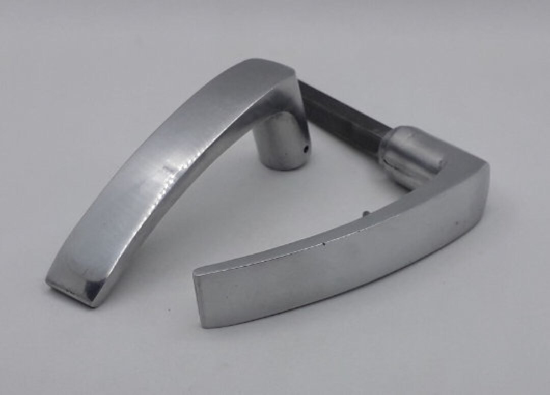Old Pair of Door Handles, Double Handle, Aluminum, Loft, Industrial ...