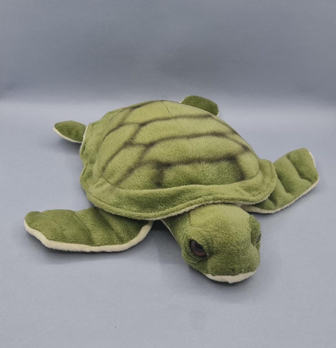 Green Turtle Plush, Collectible Plush, Toy, Cuddly Toy, Protected ...