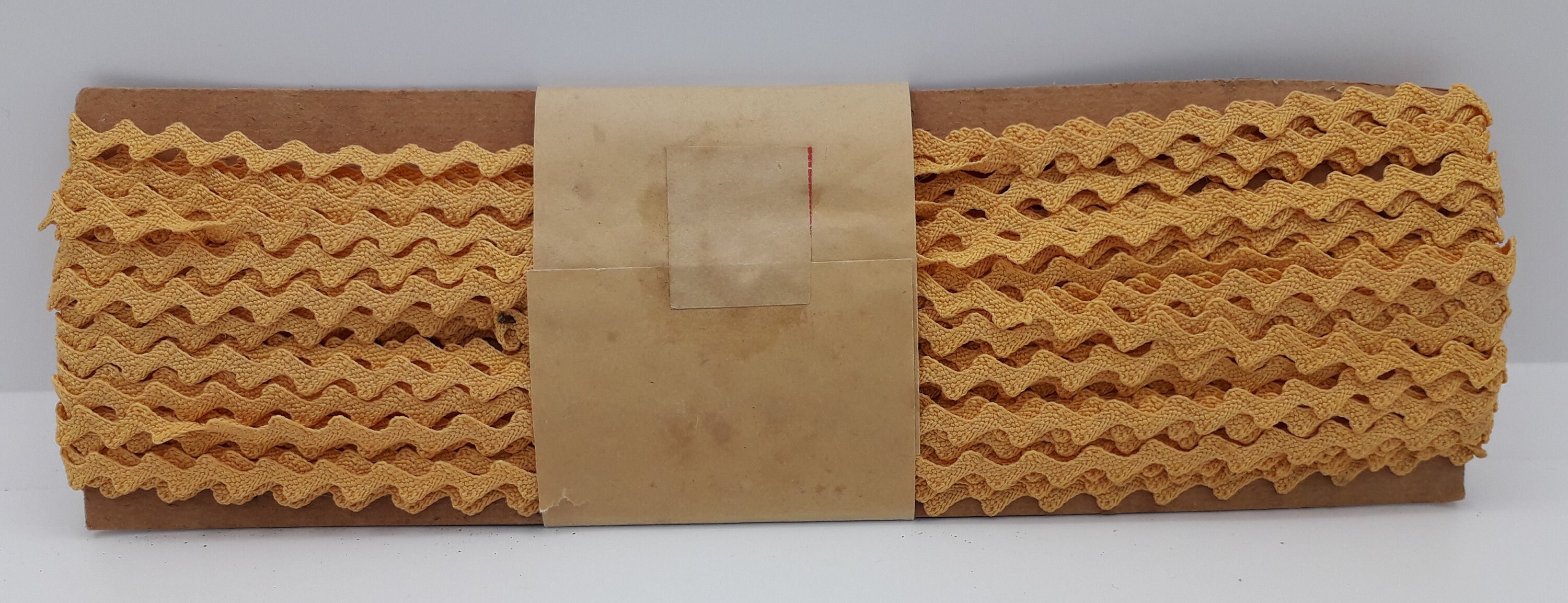 Old lace stripe serpentine zig-zag croquet ribbon Made in | Etsy