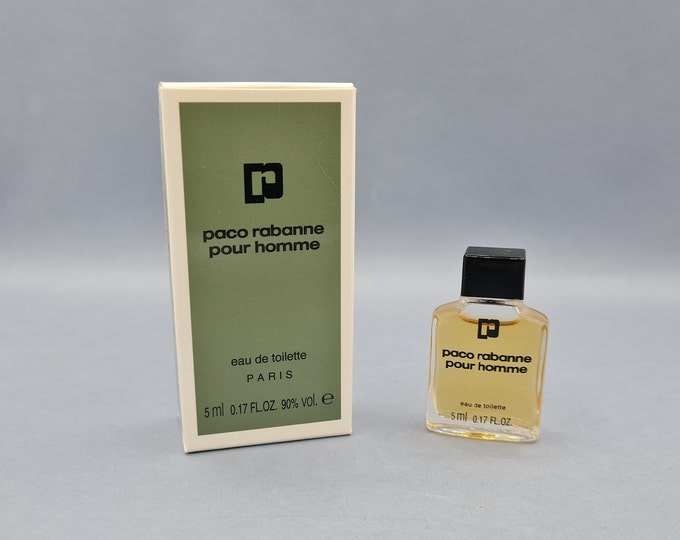Miniature Perfume, Paco Rabanne, Paco Rabanne for Men, Eau De Toilette ...