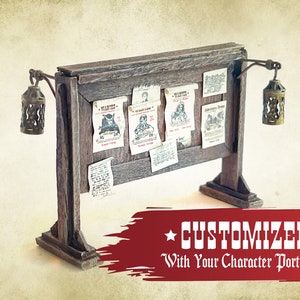 Custom Miniature Notice Board: TTRPG Tabletop RPG, Wanted Posters - Etsy
